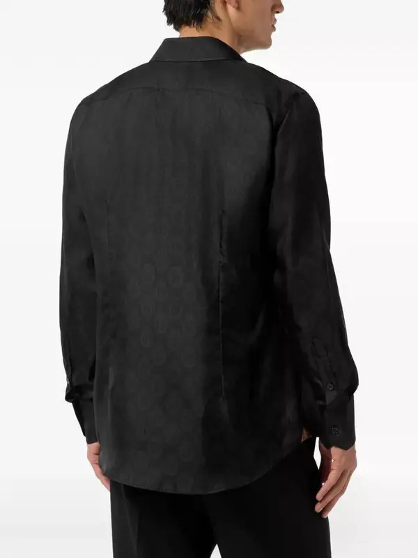 BILLIONAIRE Patterned Silk Shirt