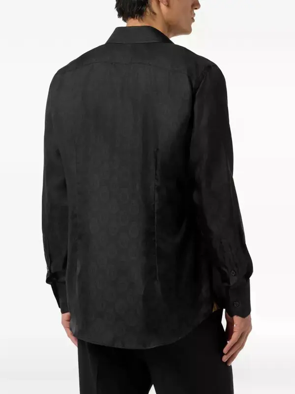 BILLIONAIRE Patterned Silk Shirt