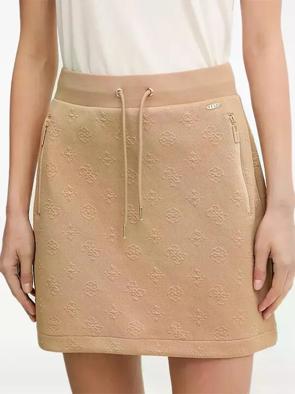 Guess Textured Mini Skirt - Neutrals
