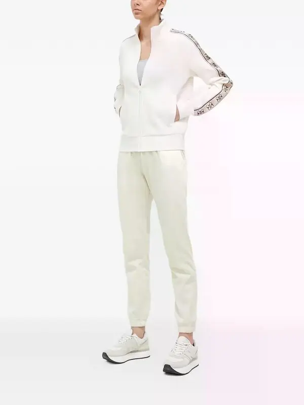 Guess Logo Tape Zip Sweatshirt - Neutrals