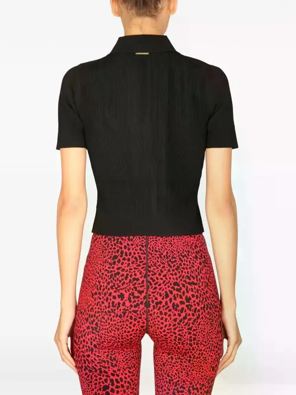Michael Kors Logo Button Polo Top