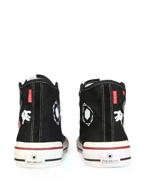 MOA CONCEPT X Disney Mickey Mouse High-top Sneakers