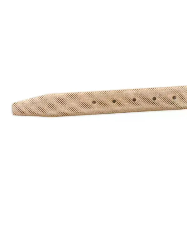 Brioni Perforated Buckle Belt