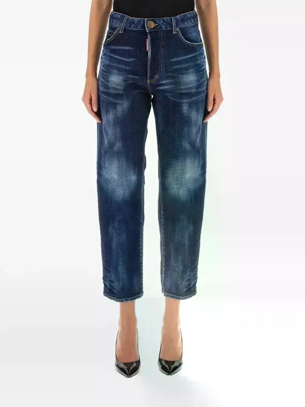 Dsquared2 Flag-patch Straight Jeans