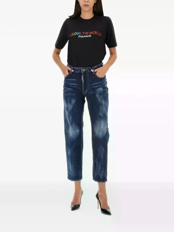 Dsquared2 Flag-patch Straight Jeans