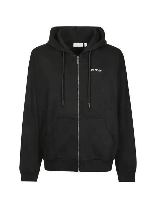 Off-White Arrow-print Hoodie - Black
