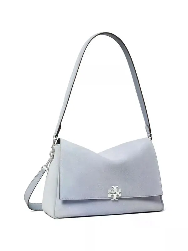 Tory Burch Charlie Suede Shoulder Bag - Blue
