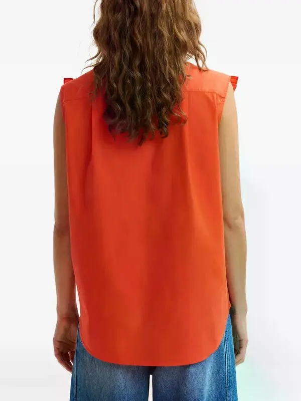 Essentiel Antwerp Ruffled Eyelet Shirt