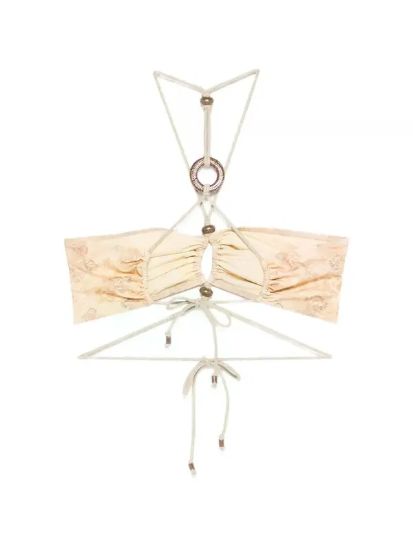 Isabel Marant Étoile Analia Ring Strap Bikini Top - Neutrals