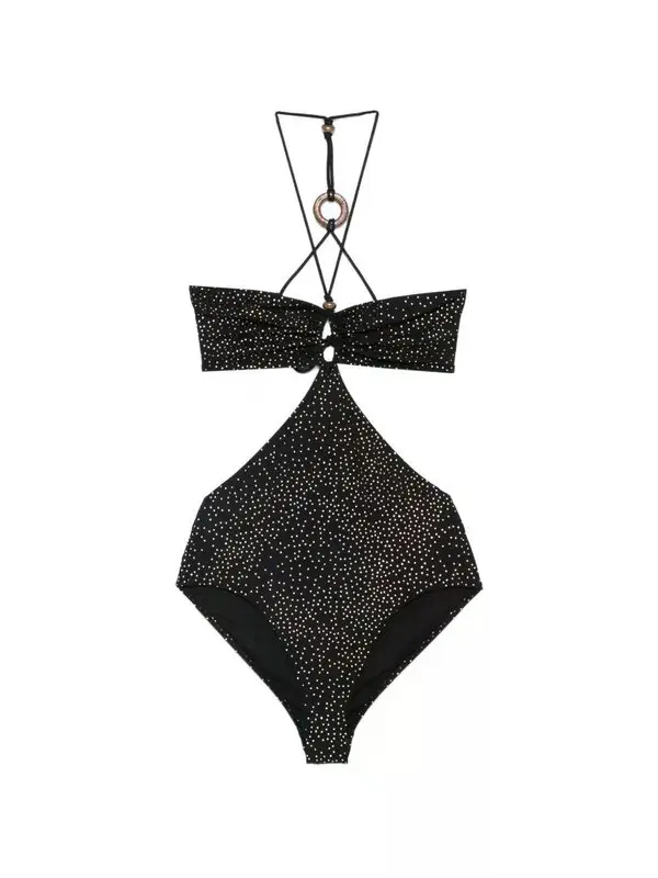 Isabel Marant Idoya One Piece Swimsuit - Black
