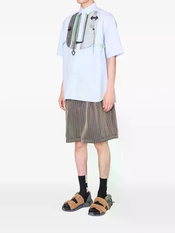 Kolor Bib Short-sleeve Shirt