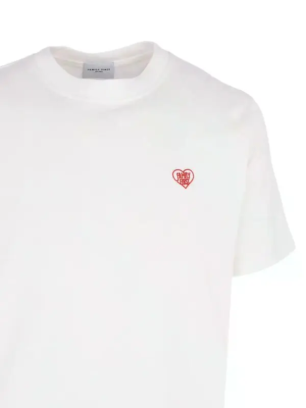 FAMILY FIRST Heart Logo T-shirt