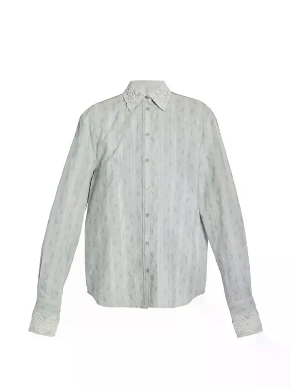 Erdem Lace-appliqué Shirt
