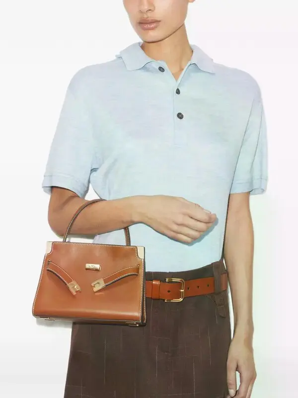 Tory Burch Petite Lee Radziwill Double Bag - Brown