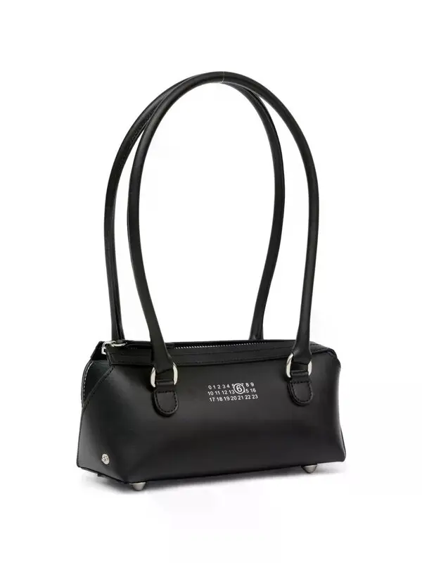 MAISON MARGIELA Bauletto Leather Shoulder Bag - Black