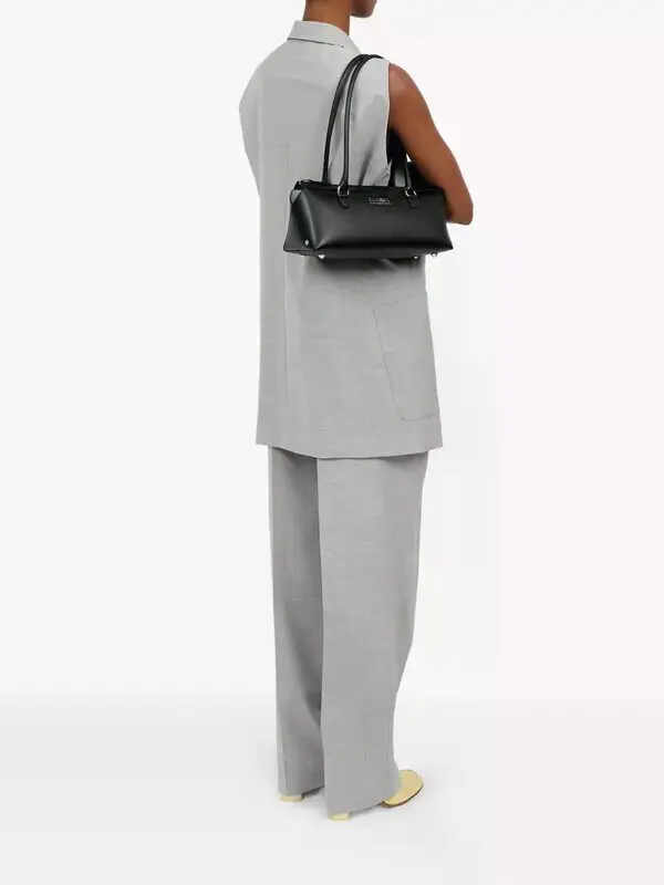 MAISON MARGIELA Small Leather Shoulder Bag - Black