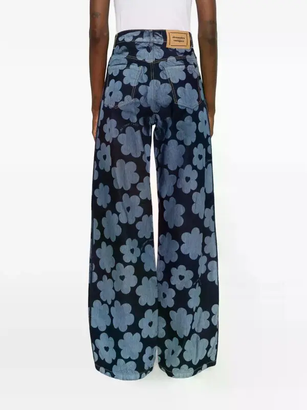 ALESSANDRO ENRIQUEZ Floral-print Jeans