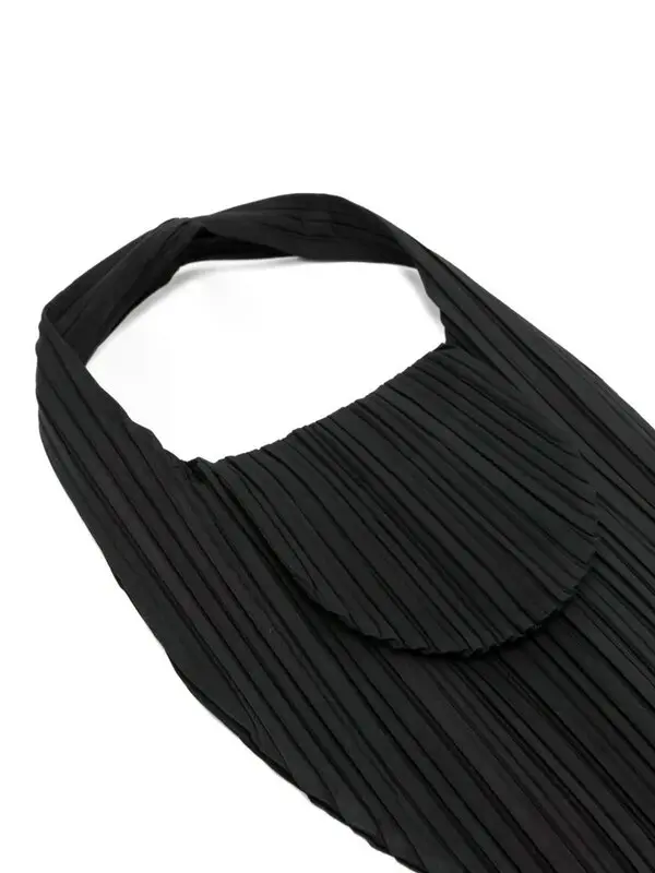 Issey Miyake Pleated Tote Bag - Black
