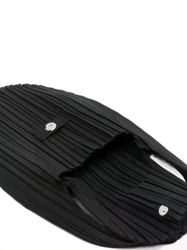 Issey Miyake Pleated Tote Bag - Black