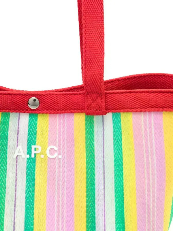 A.p.c. Striped Shoulder Bag