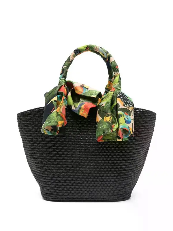 Farm Rio Printed Handle Tote Bag