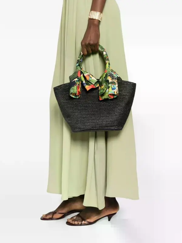 Farm Rio Printed Handle Tote Bag