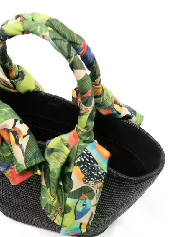 Farm Rio Printed Handle Tote Bag
