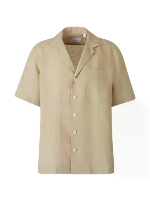 LARDINI Chest-pocket Short-sleeve Shirt