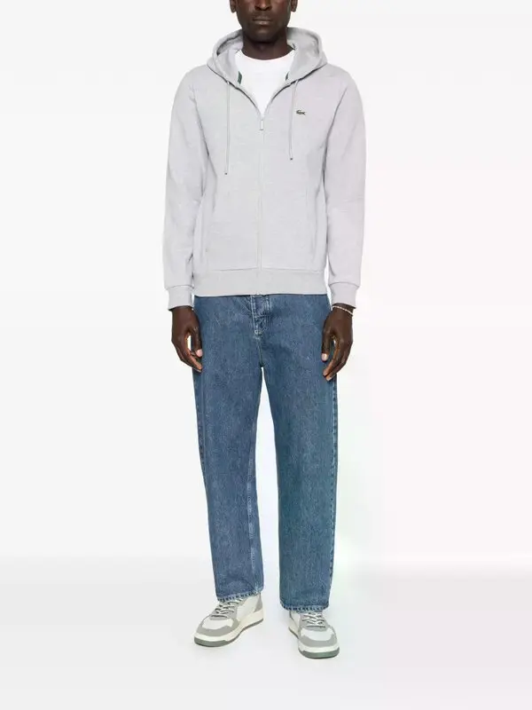 Lacoste Zip-up Hoodie - Grey