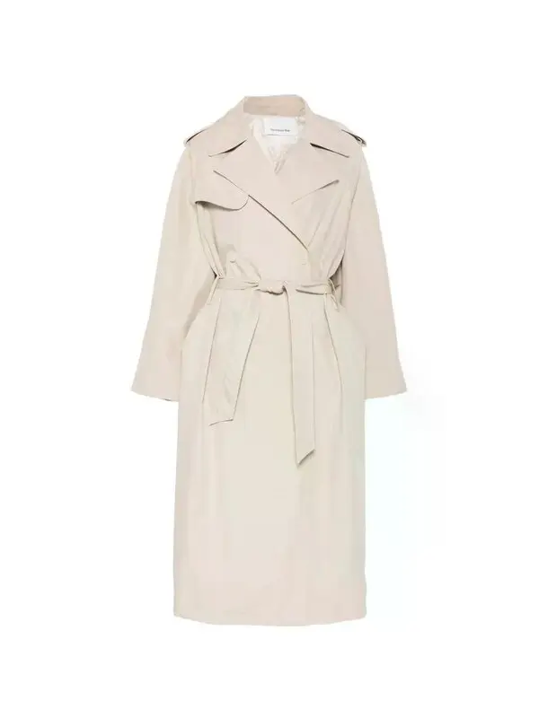 THE FRANKIE SHOP Riva Belted Trench Coat - Neutrals