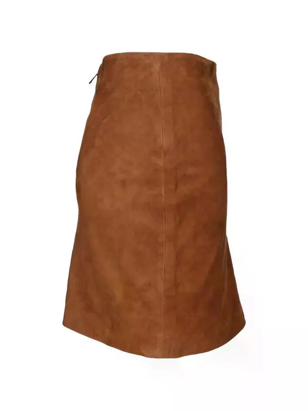 ROTATE BY BIRGER CHRISTENSEN Suede Mini Skirt