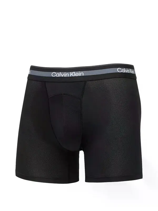 Calvin Klein Logo-waistband Boxers Set - Black