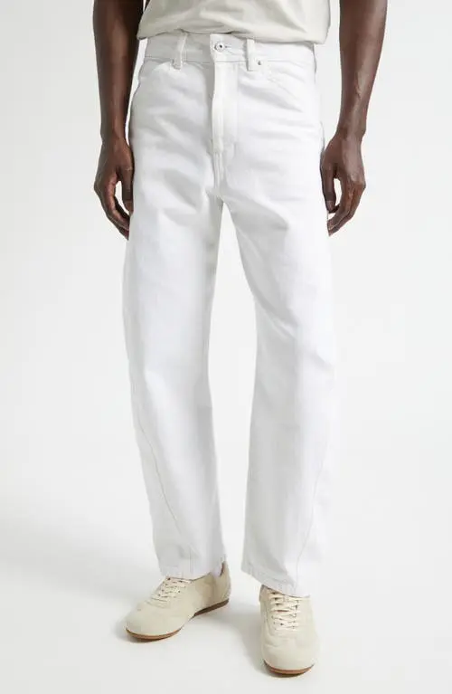 LEMAIRE Twisted Seam Workwear Jeans - Milk