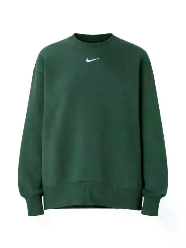 Nike Phoenix Logo-detail Crew-neck Sweatshirt - Green