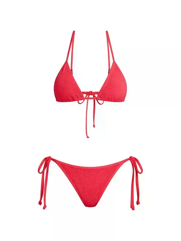 Bond Eye Luana Triangle Bikini Top - Red