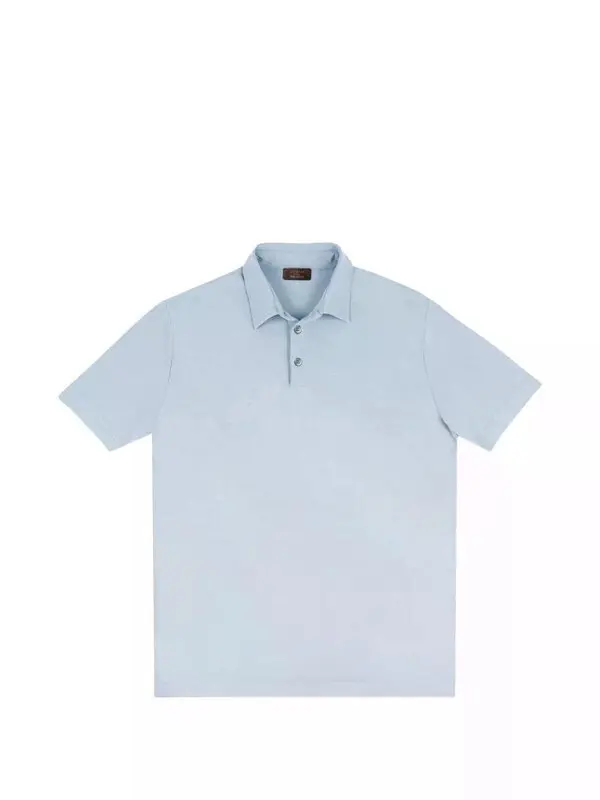 SLOWEAR Buttoned Polo Shirt - Blue