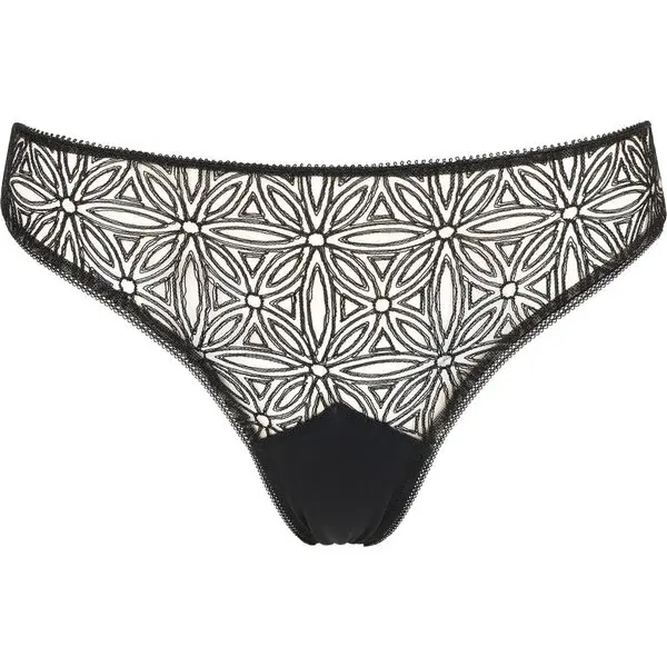HUIT Infini Lace Tanga - Black