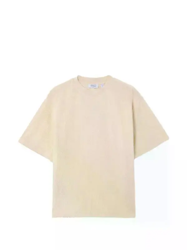 Off-White Logo-pattern Terrycloth T-shirt