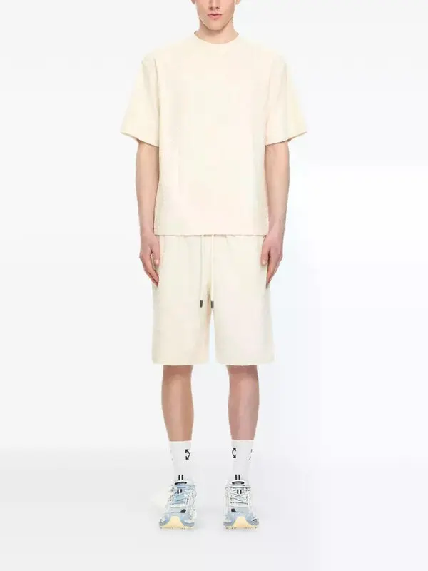 Off-White Logo-pattern Terrycloth T-shirt