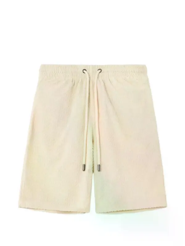 Off-White Terrycloth Drawstring Shorts - Neutrals
