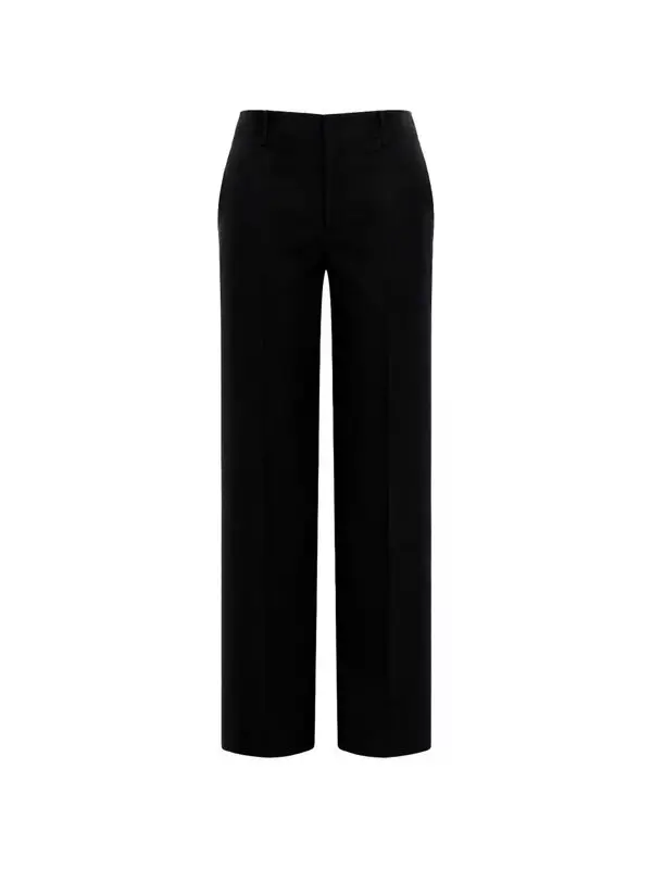 ALYSI Straight-leg Trousers - Black
