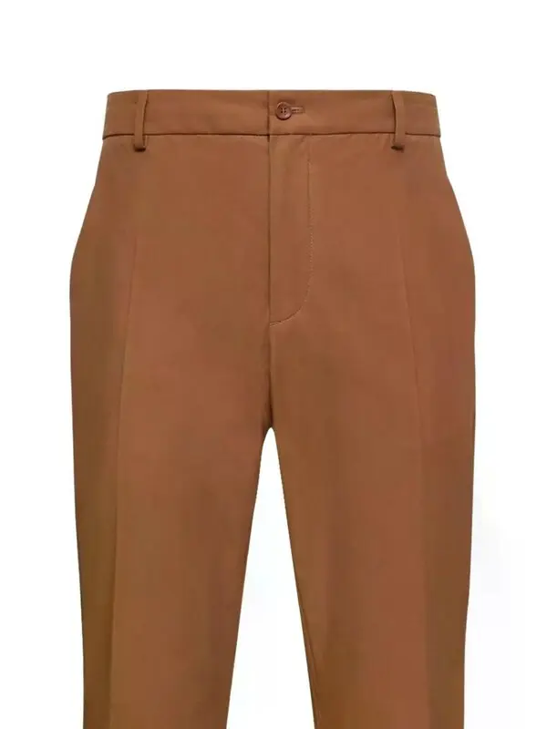 Moncler Technical Pleated Cotton Trousers