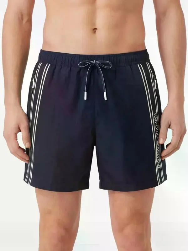 Emporio Armani Side-stripe Swim Shorts