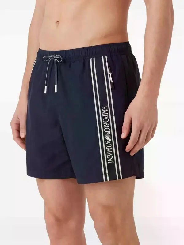 Emporio Armani Side-stripe Swim Shorts