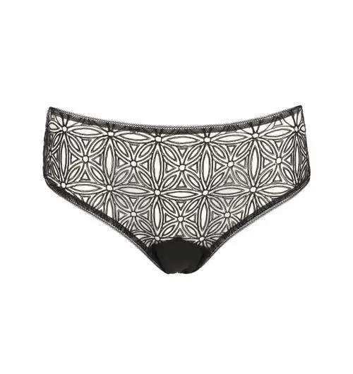 HUIT Infini Lace Bikini Brief - Black