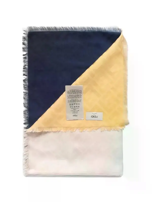 Fendi Ff Fringed-trim Scarf