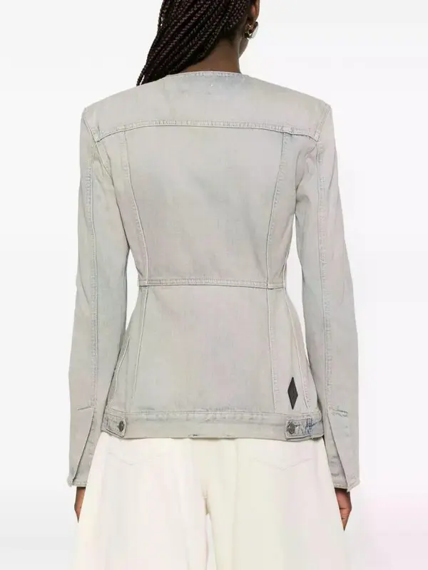 HAIKURE Button-up Denim Jacket - Blue