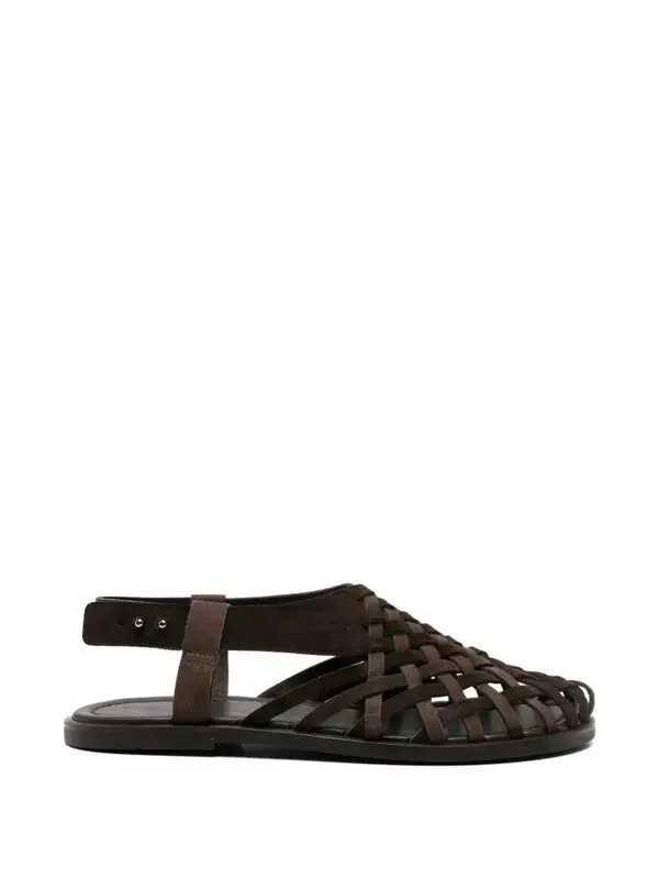 Giorgio Armani Woven Strap Sandals