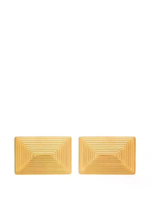 HEAVEN MAYHEM Celeste Rectangle Earrings - Gold