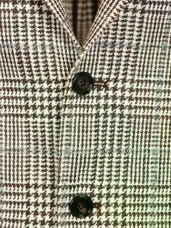 Tagliatore Prince Of Wales Pattern Blazer - Neutrals